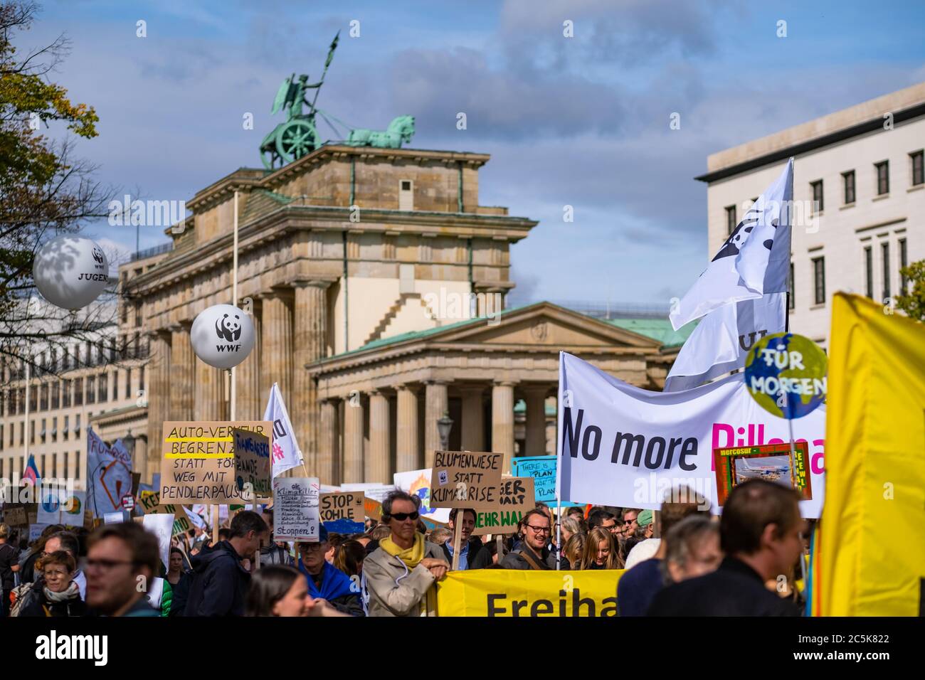 Berlin, Germany - 20 september 2019: Climate change strike ...