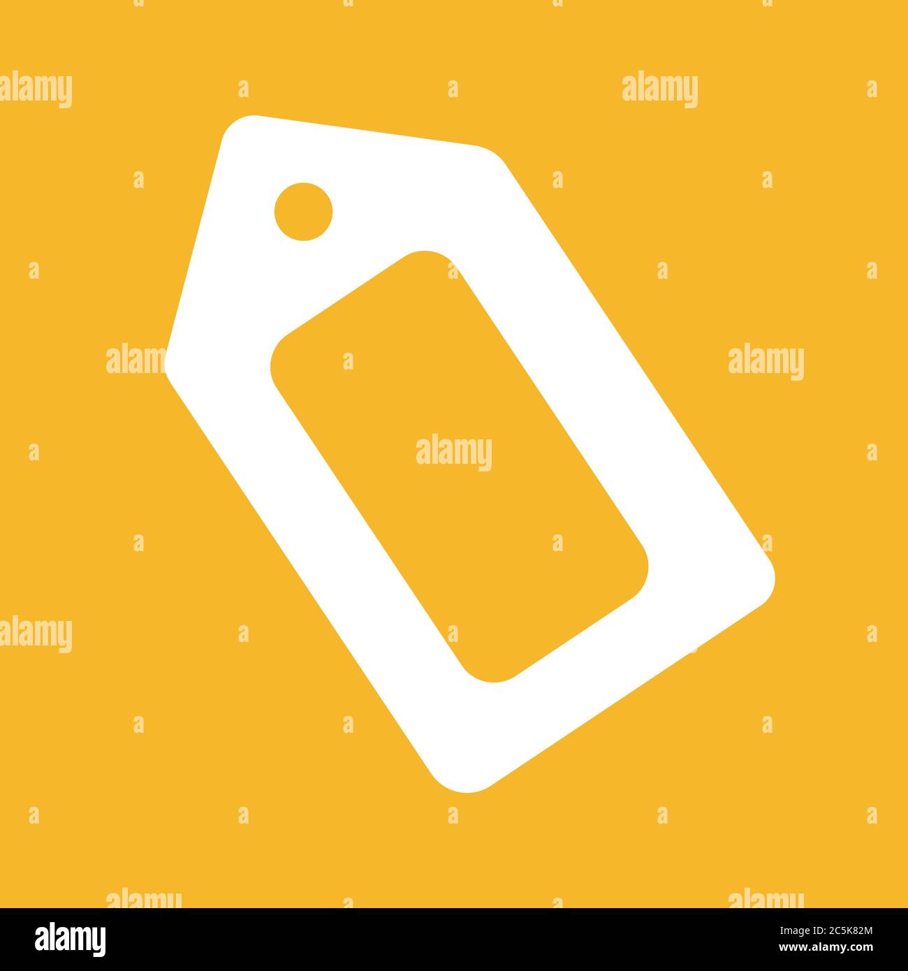Price Tag Icon Yellow