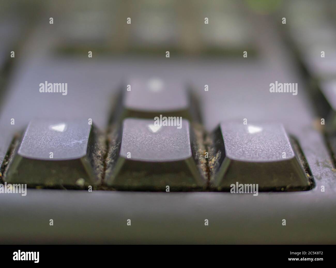 computer keyboard close up, left, right, up, down Stock Photo - Alamy