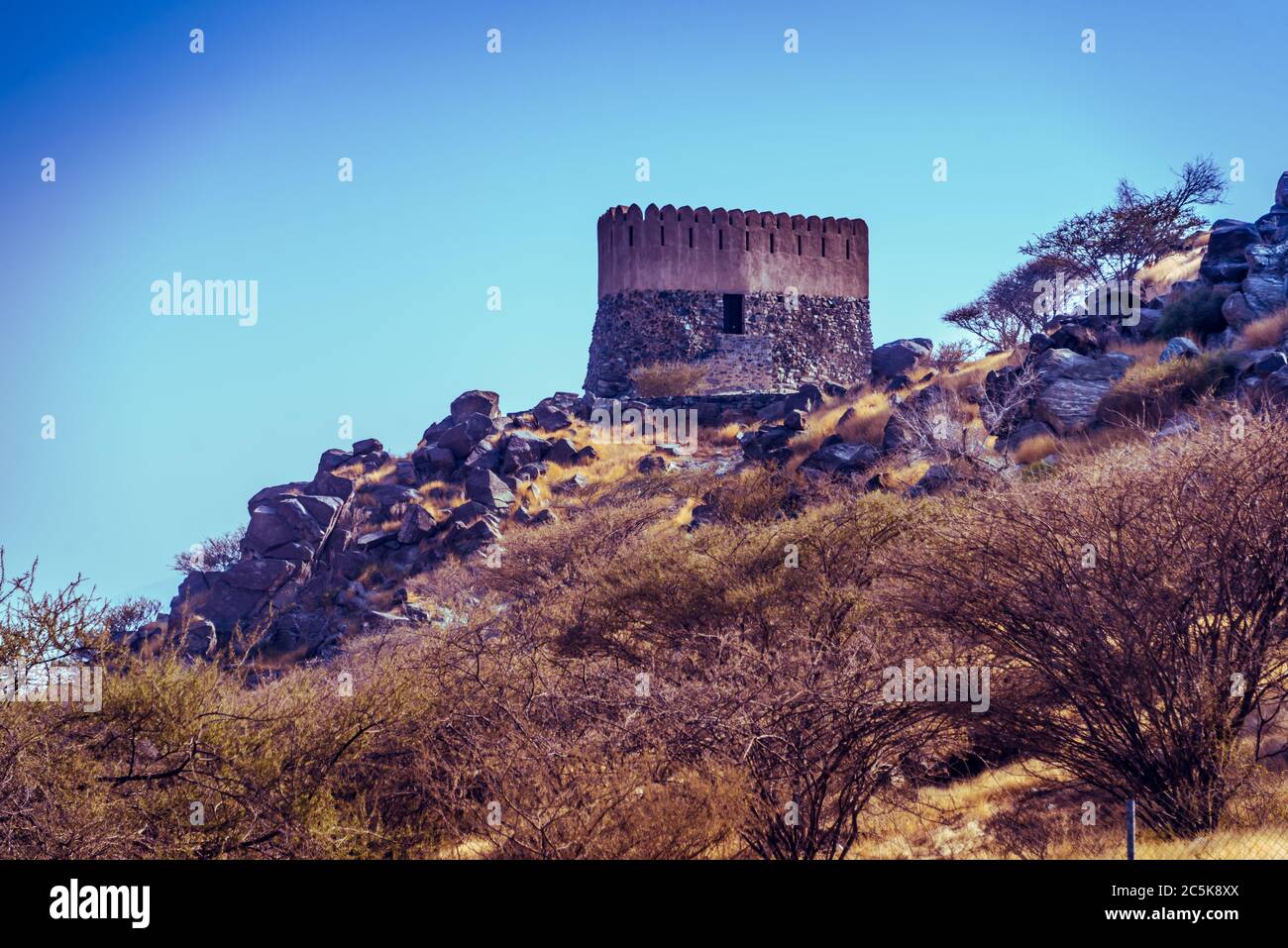 Al Bidya Mosque Fujairah United Arab Emirates UAE Oldest Mosque Stock ...