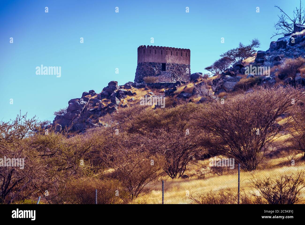 Al Bidya Mosque Fujairah United Arab Emirates UAE Oldest Mosque Stock ...