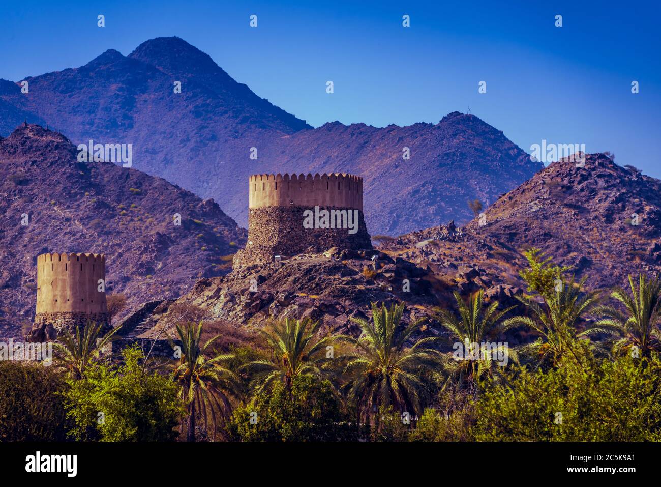 Al Bidya Mosque Fujairah United Arab Emirates UAE Oldest Mosque Stock ...