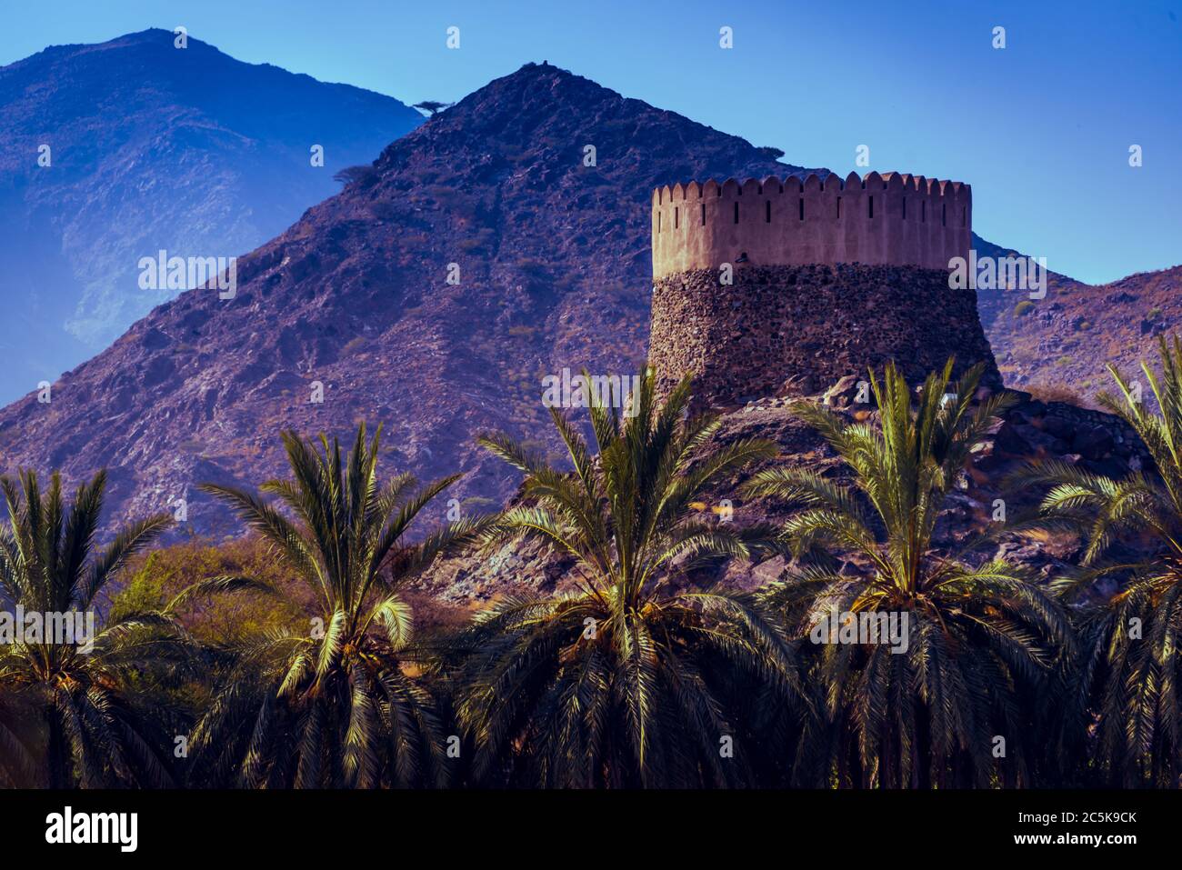Al Bidya Mosque Fujairah United Arab Emirates UAE Oldest Mosque Stock ...