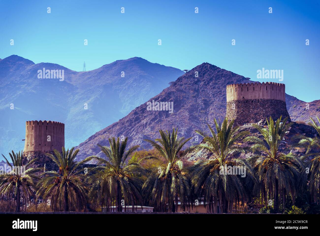Al Bidya Mosque Fujairah United Arab Emirates UAE Oldest Mosque Stock ...