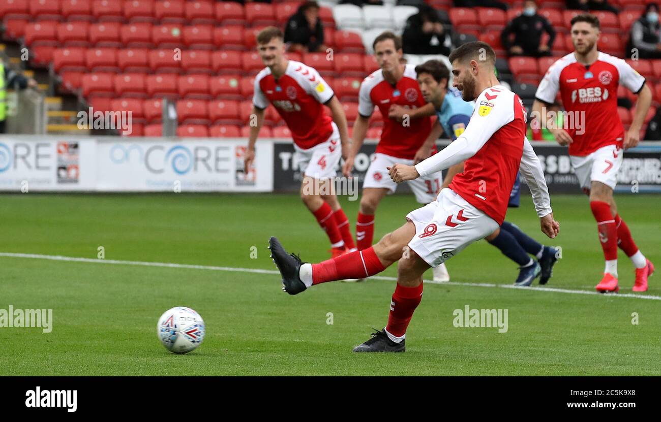 Fleetwood towns ched evans scores hi-res stock photography and images ...