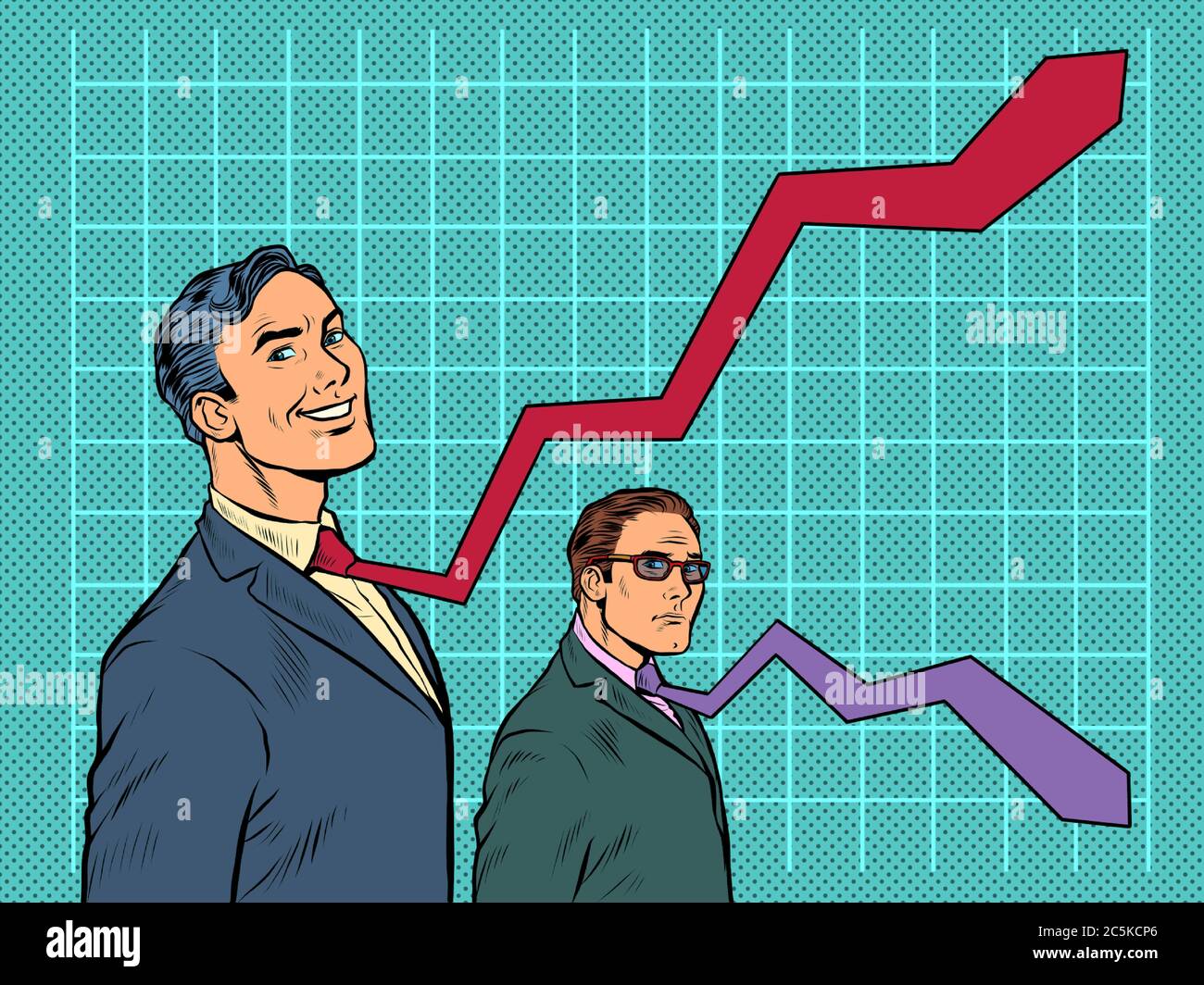 competition of graphs in business, ties of businessmen as curves of ...