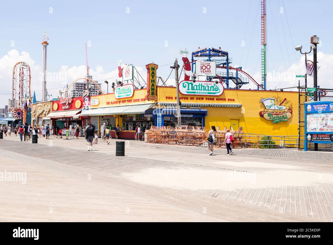 Coney Island Brooklyn New York July 2020 Legendary Coney Island