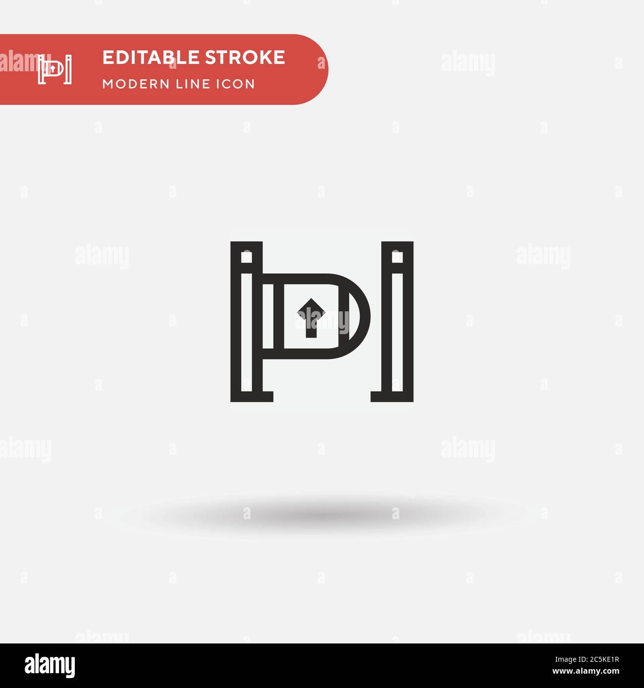 Railroad Simple vector icon. Illustration symbol design template for ...