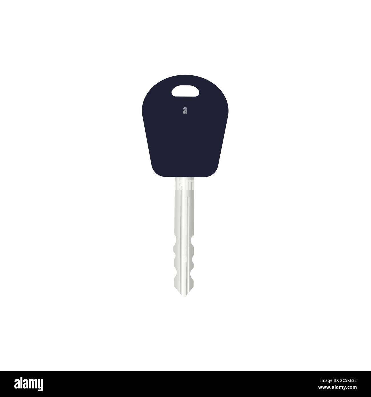 Car Key alarm system on white background. Vector illustration in trendy ...