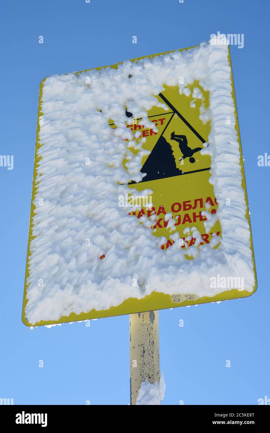 Danger dangerous warning resort hi-res stock photography and images - Alamy