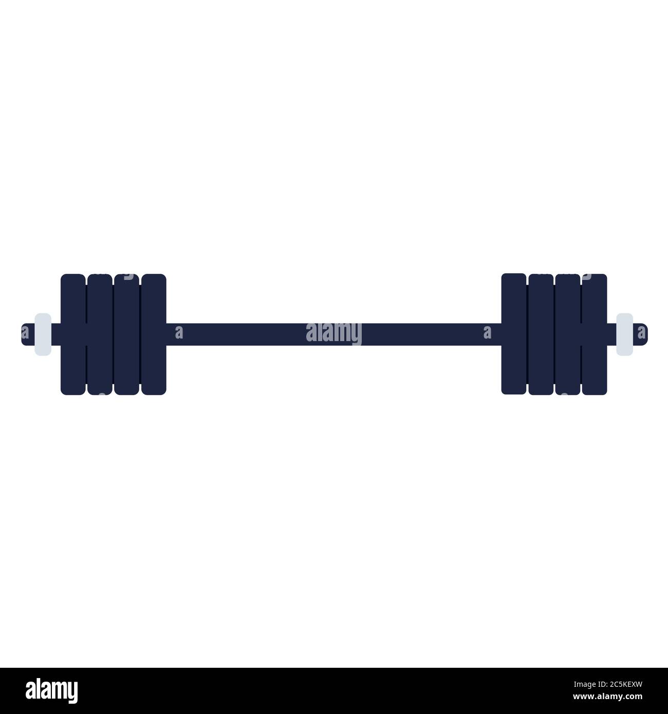 Sport equipment on white background. Vector illustration in trendy flat ...