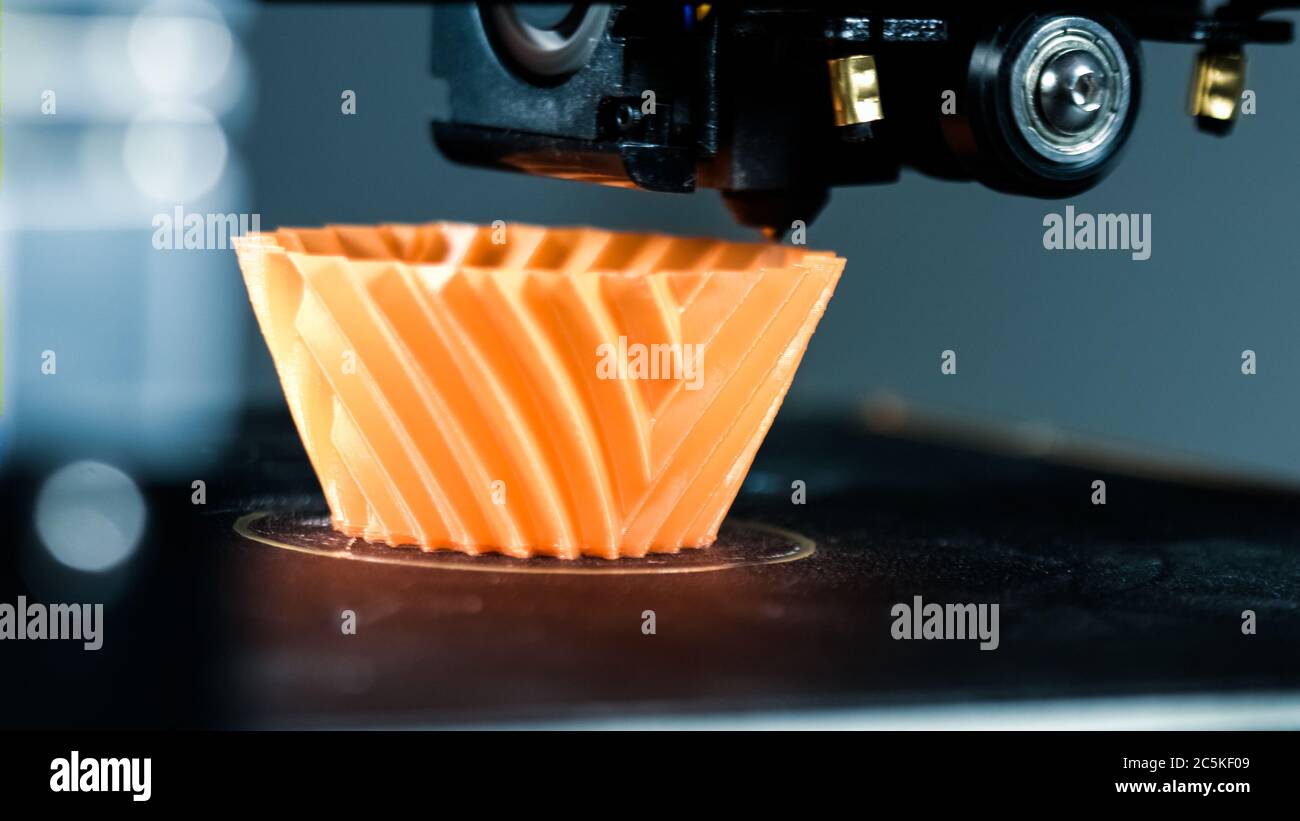 3d printing object orange hi-res stock photography and images - Alamy
