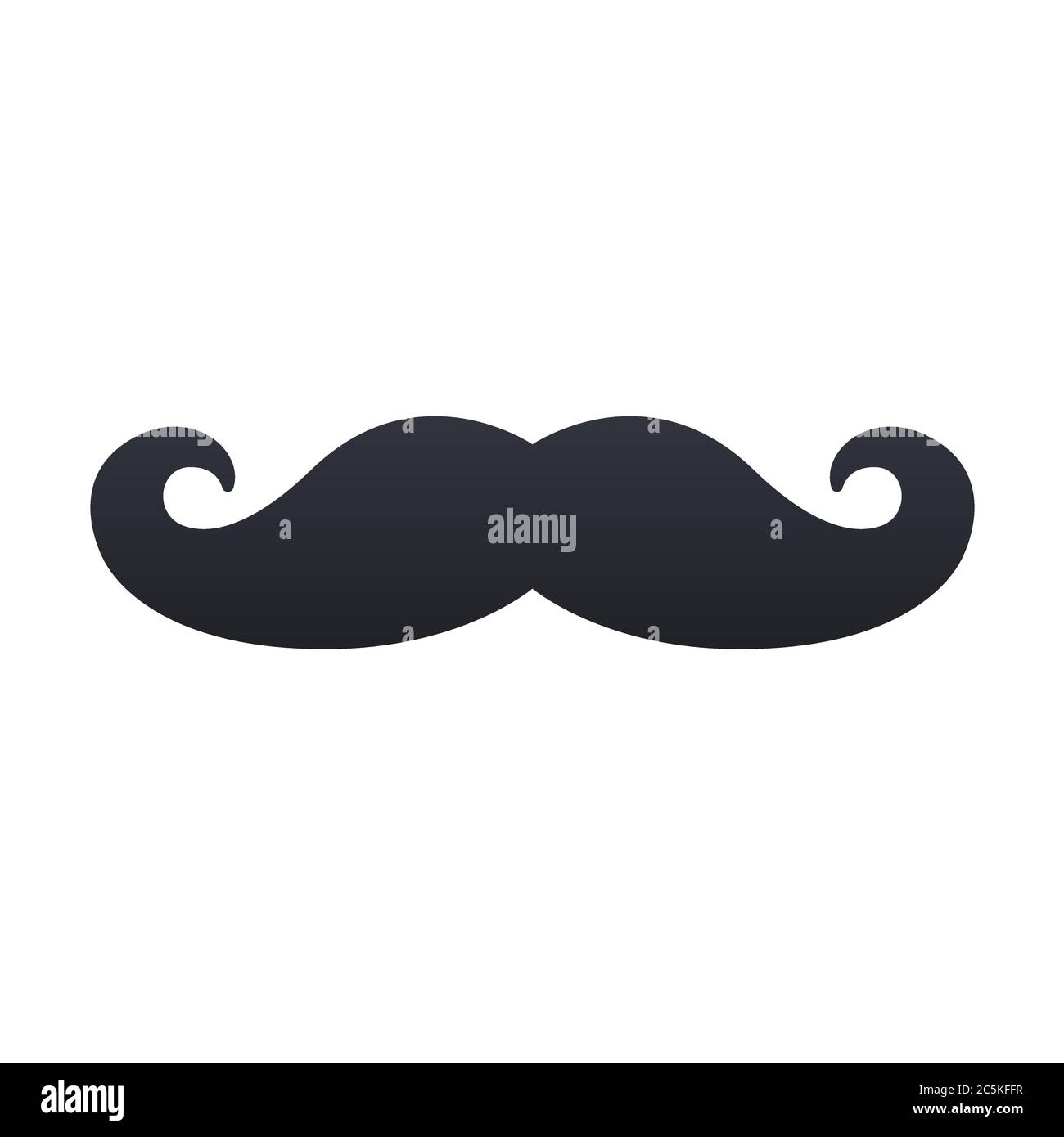 Cartoon mustache face Stock Vector Images - Alamy