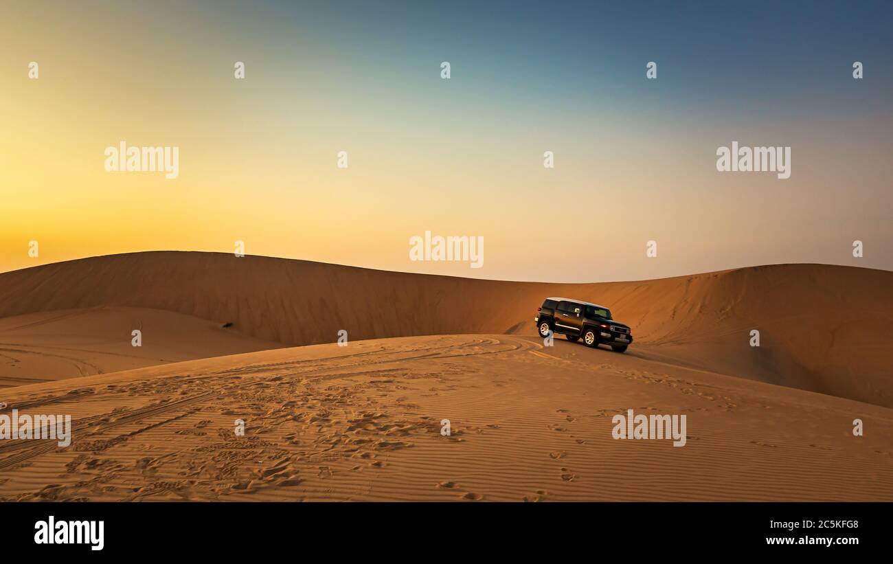 Beautiful Desert landscape view in Al Hofuf Saudi Arabia Stock Photo ...