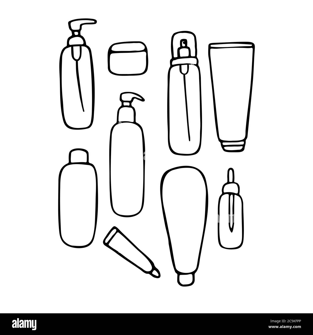 Cosmetic tube bottle container for gel lotion cream,spray. Beauty ...