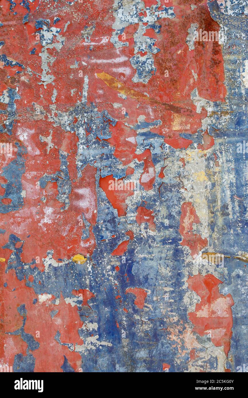 Reddish Abstract Old Weathered Metal Texture Stock Photo - Alamy