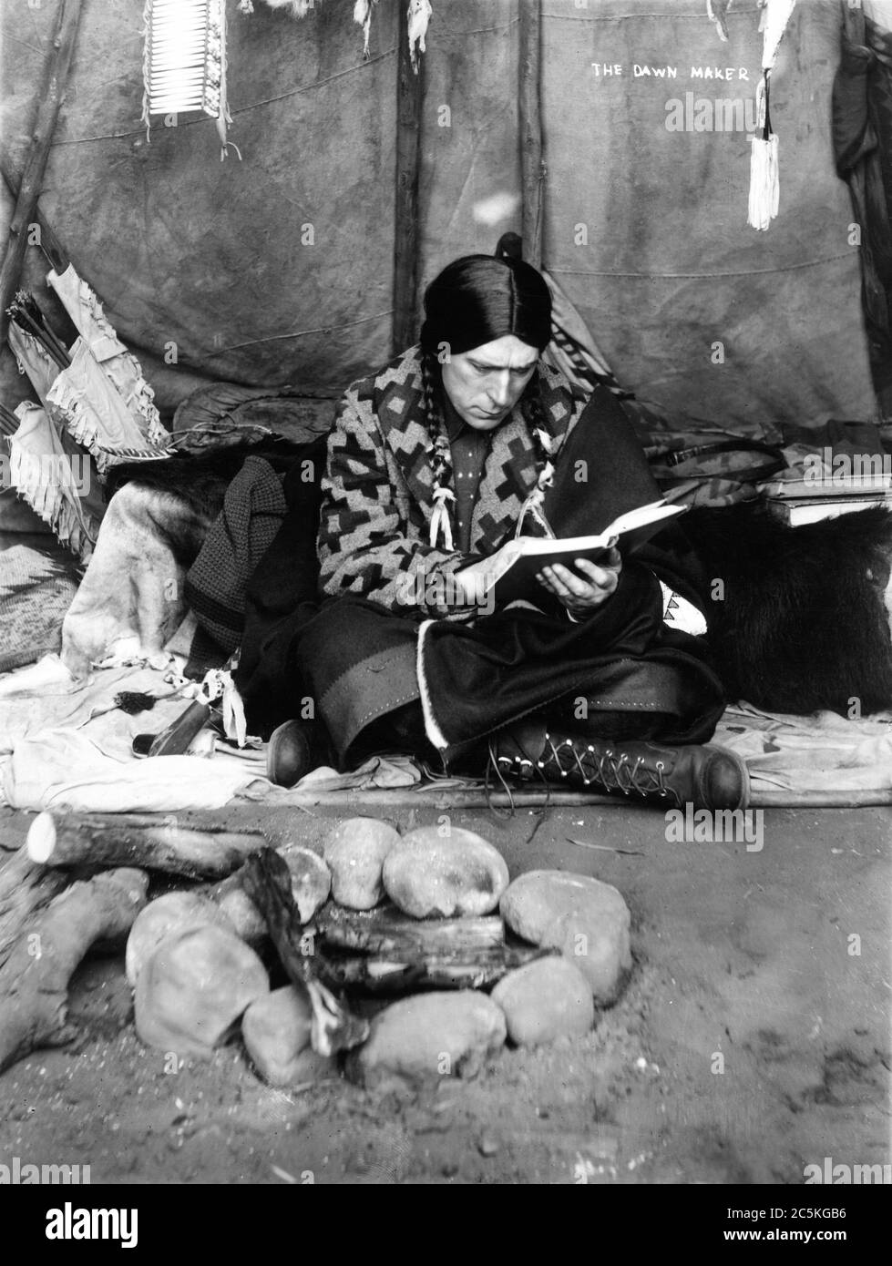 WILLIAM S. HART as Joe Elk in THE DAWN MAKER 1916 director WILLIAM S ...