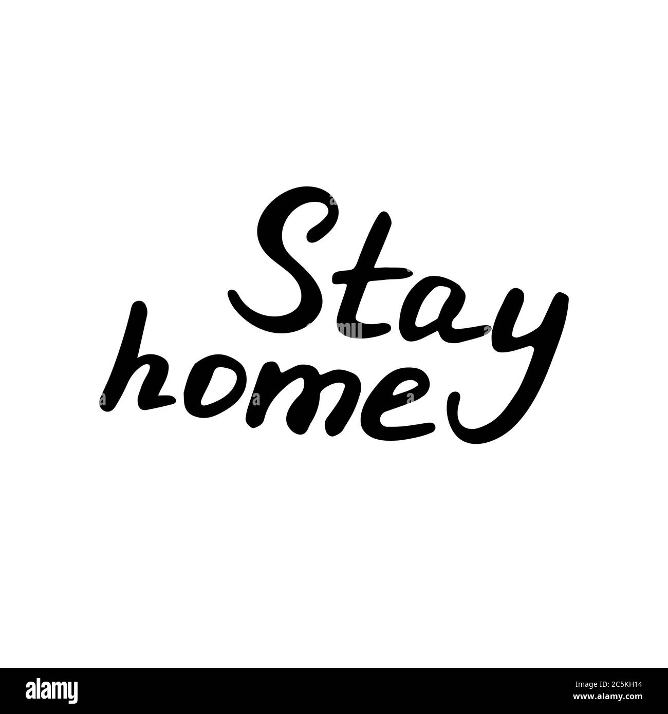 Self isolation inscription Stock Vector Images - Alamy