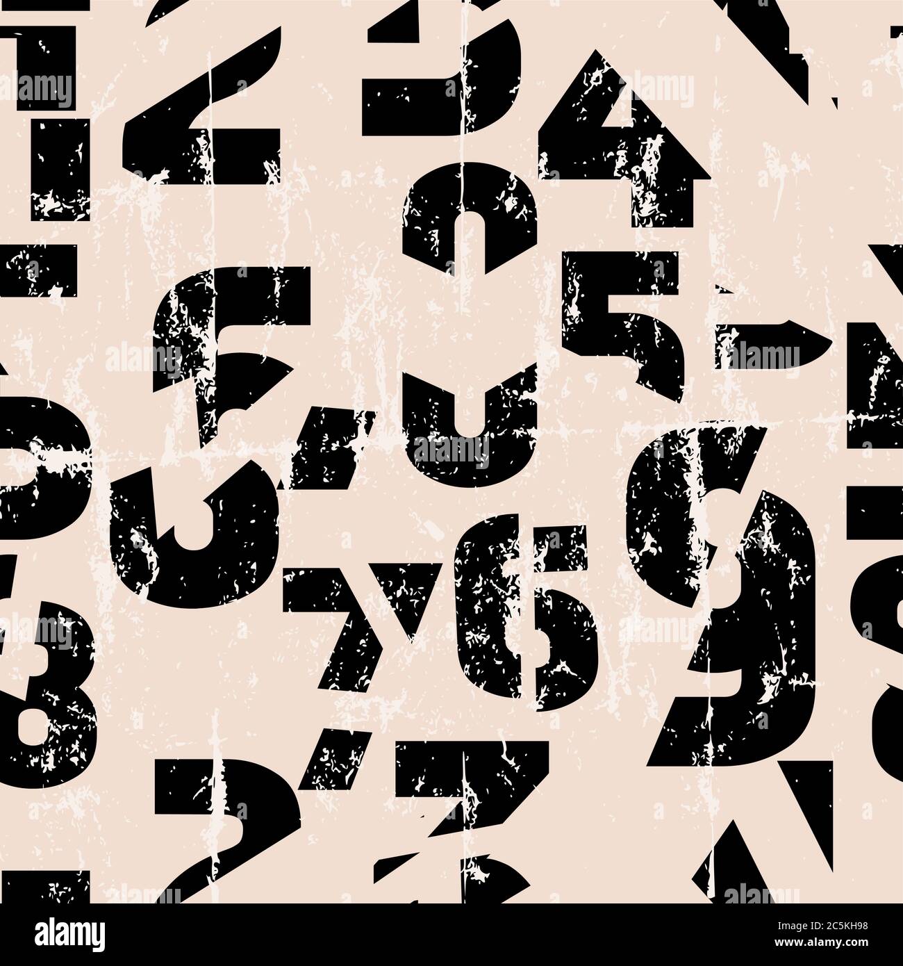 Distorted numbers hi-res stock photography and images - Alamy