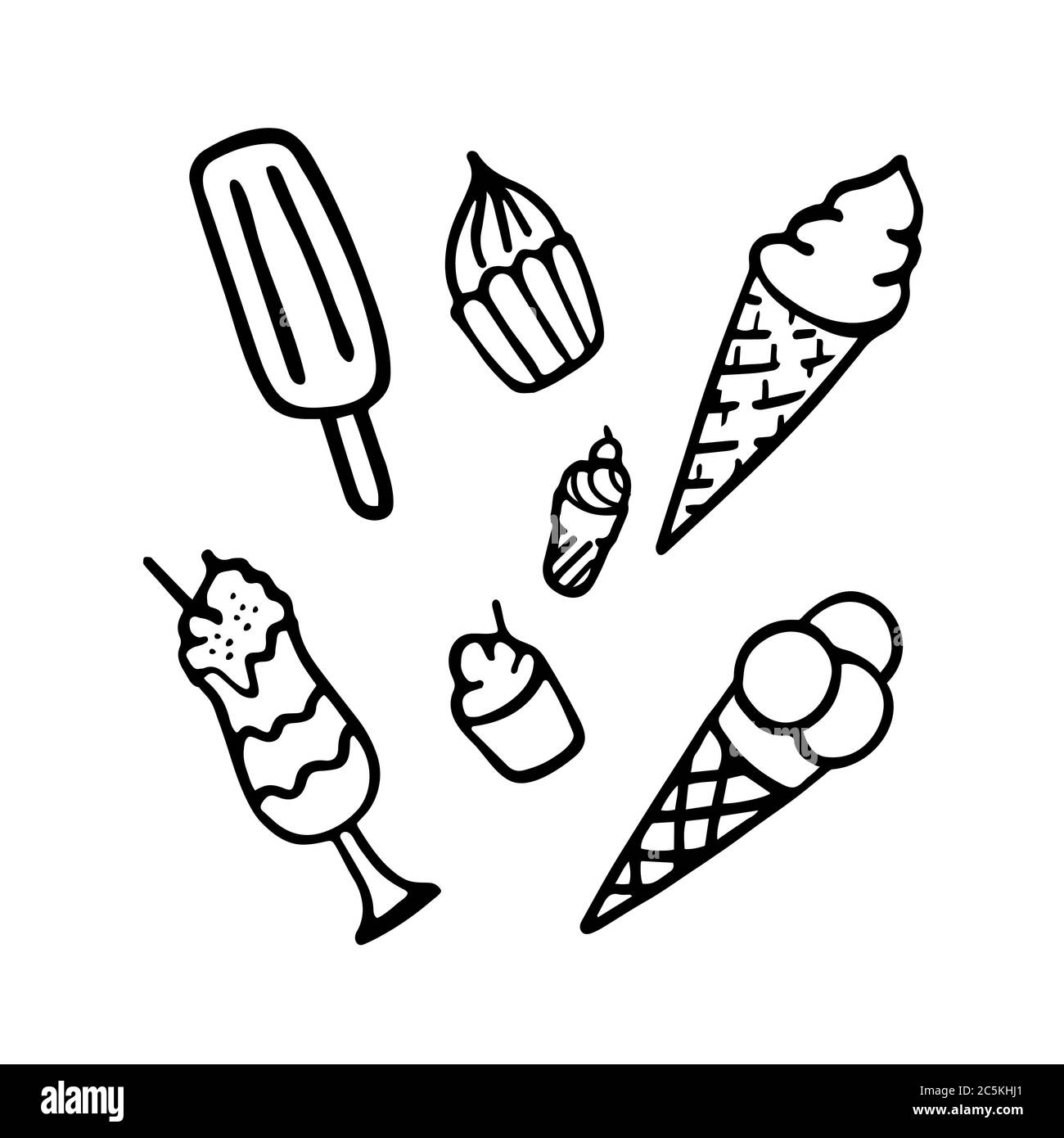 Hand drawn sweets collection. Dessert icon set Stock Vector Image & Art ... Hand drawn sweets collection. Dessert icon set Stock Vector Image & Art ...