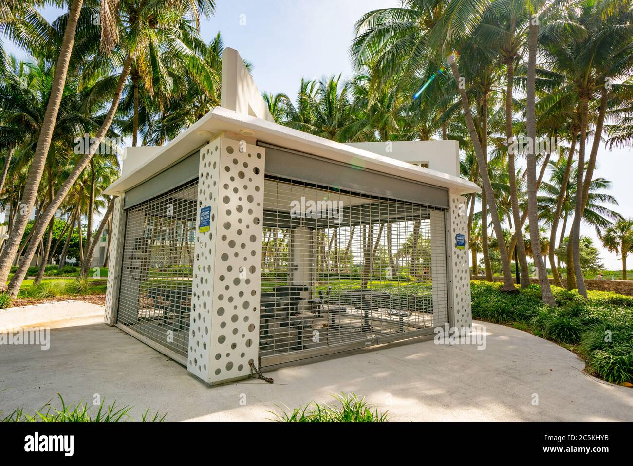 Domino Pavilion Miami Beach photo Stock Photo - Alamy