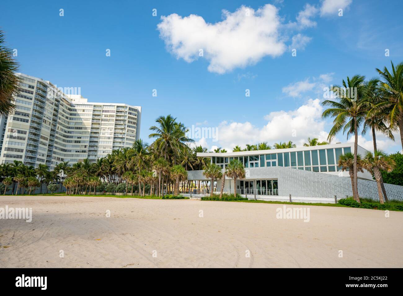 North Shore Miami Beach Community Center Stock Photo - Alamy