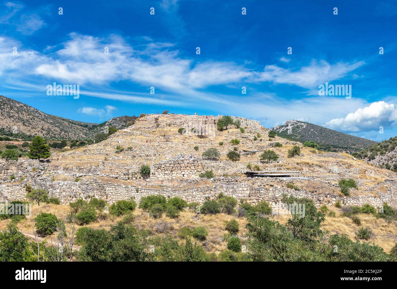 Mycenae greece aerial hi-res stock photography and images - Alamy
