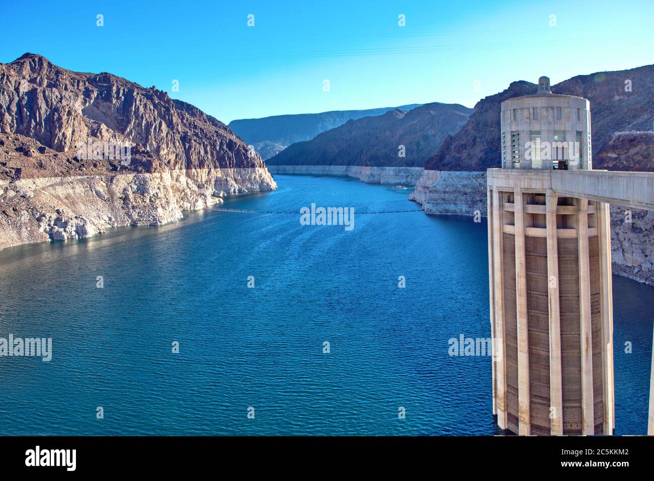 View of the Hoover Dam in Nevada, USA Stock Photo - Alamy