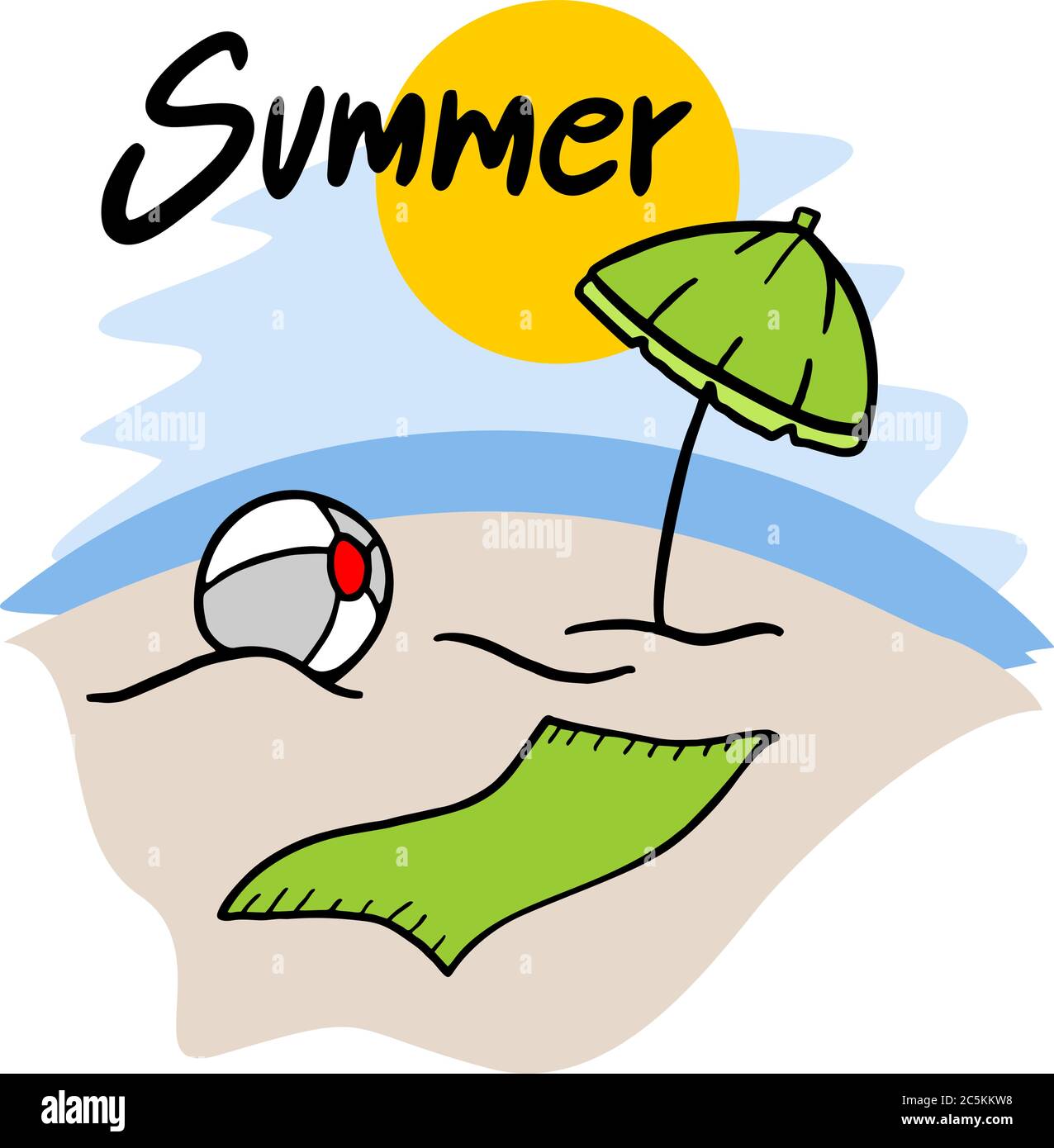 Summer heat Stock Vector Images - Alamy