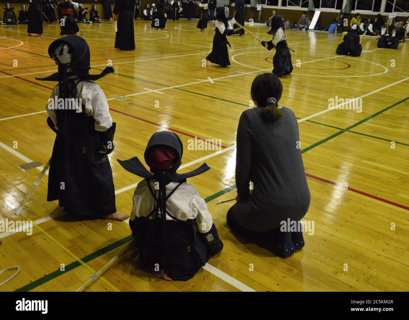 Kendo practice for children Stock Photo - Alamy