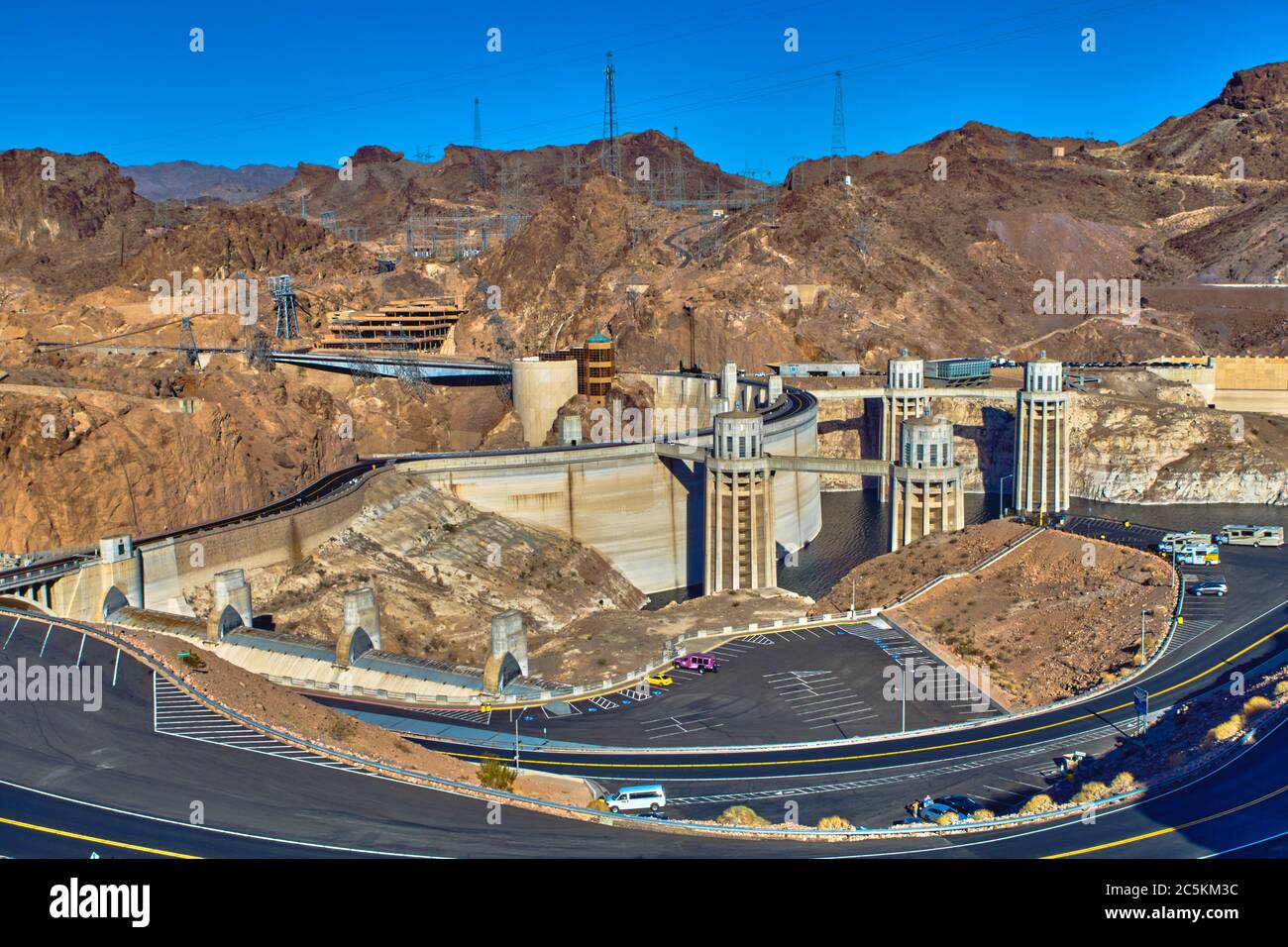 View of the Hoover Dam in Nevada, USA Stock Photo - Alamy