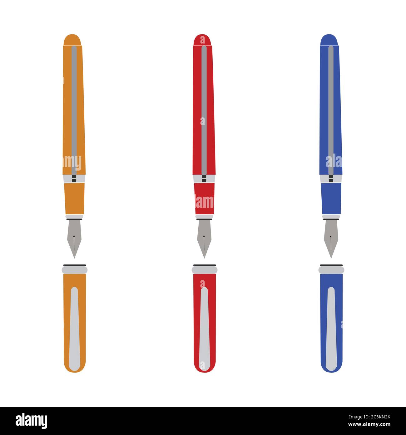 Pen and blue and red ink hi-res stock photography and images - Alamy