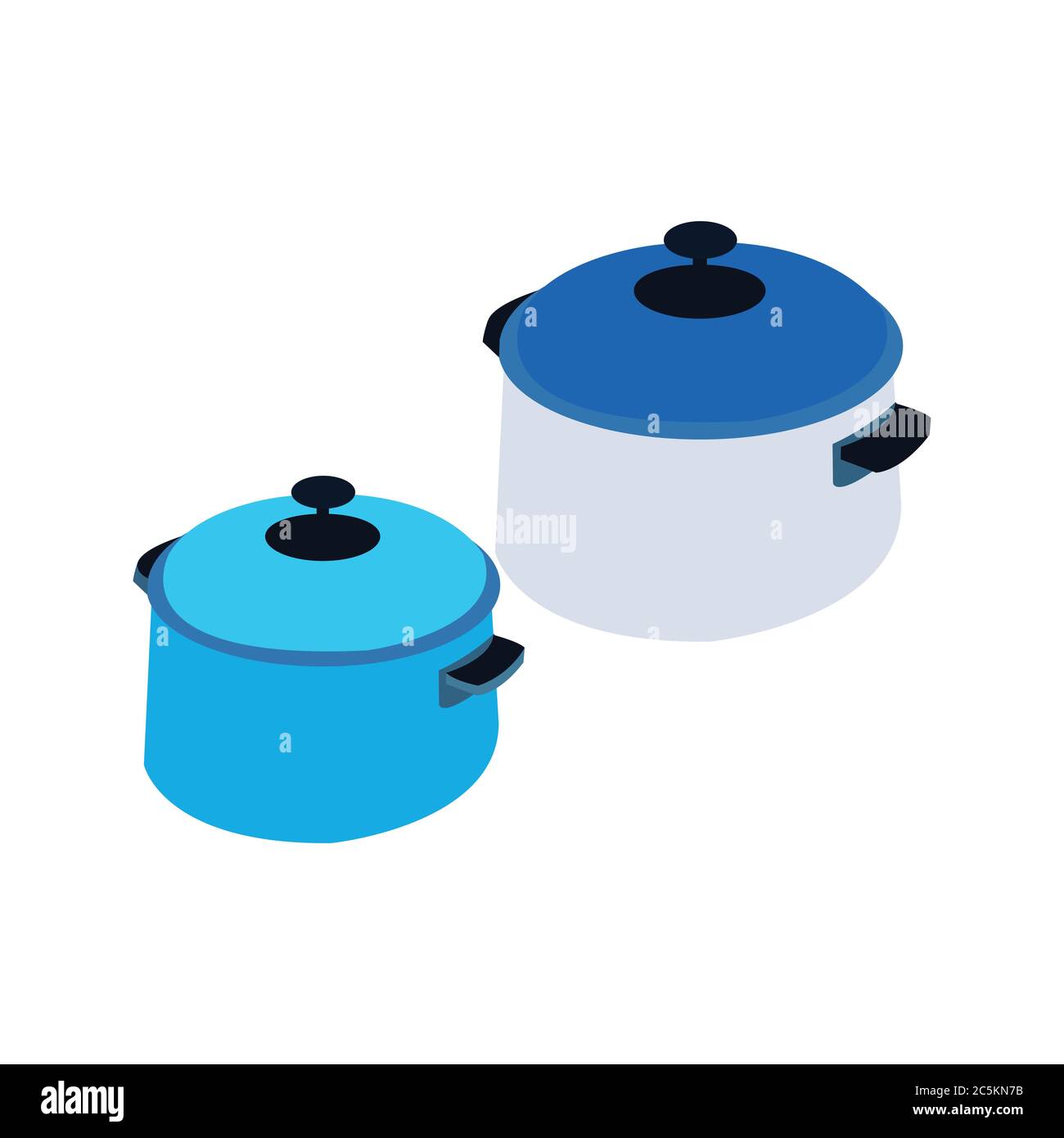 Blue casserole dish Stock Vector Images - Alamy