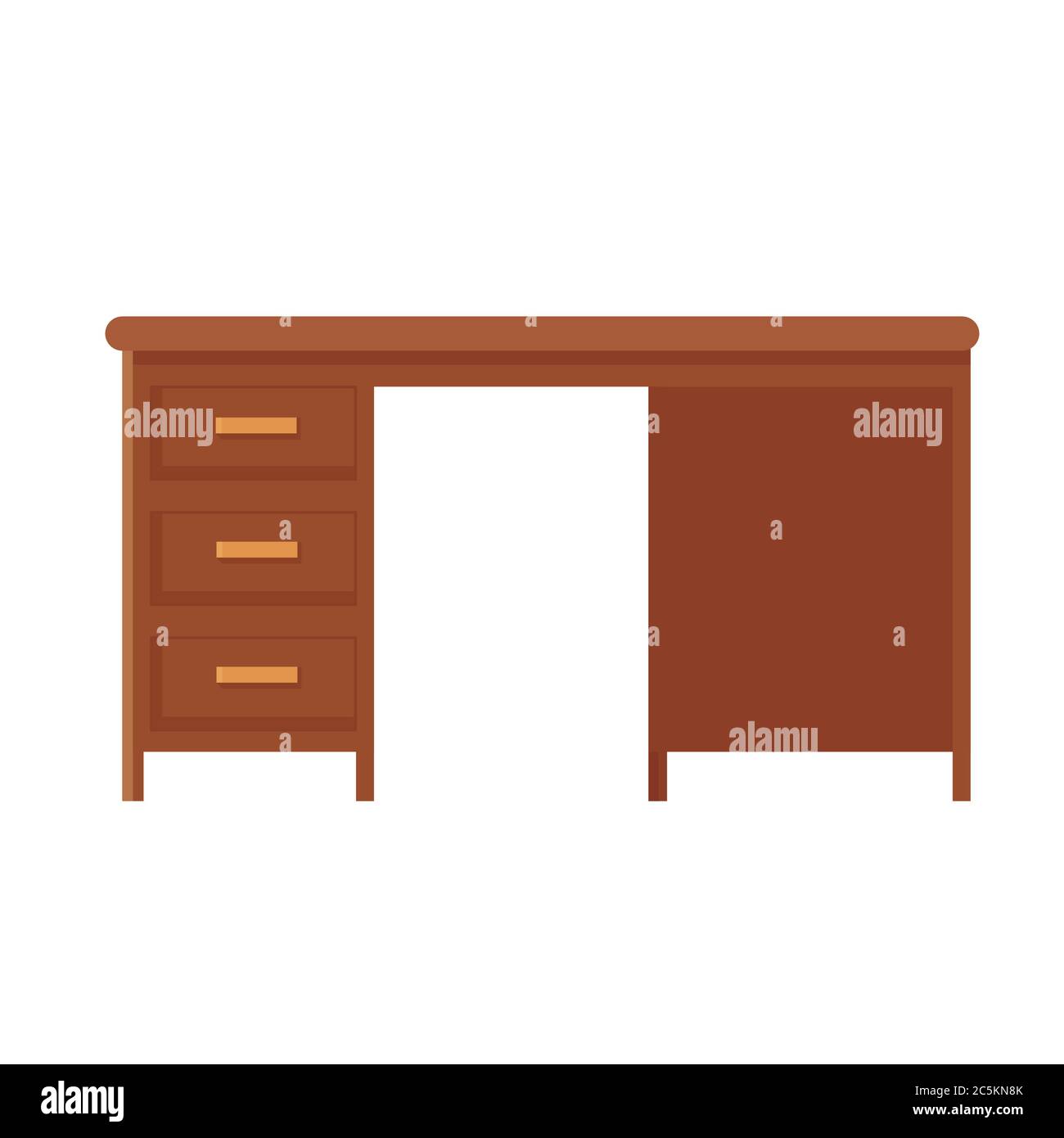 Table isolated on white background. Vector illustration. EPS 10 Stock ...