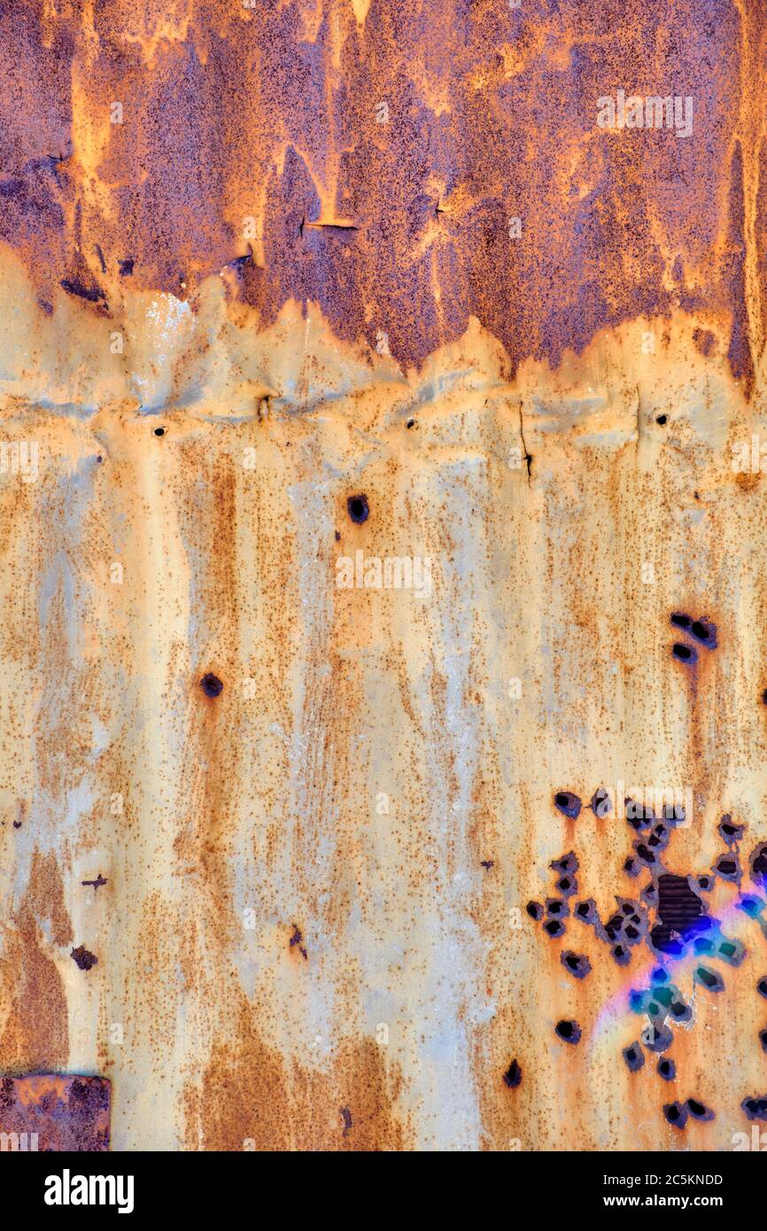 Old, rusty sheet of iron as background Stock Photo - Alamy