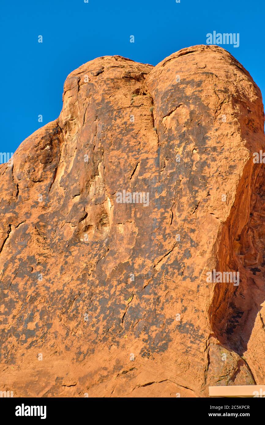 Rock formations in Valley of Fire State park, Nevada, USA Stock Photo ...