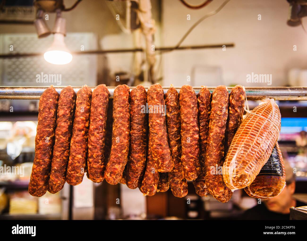 Italian market meat hi-res stock photography and images - Alamy