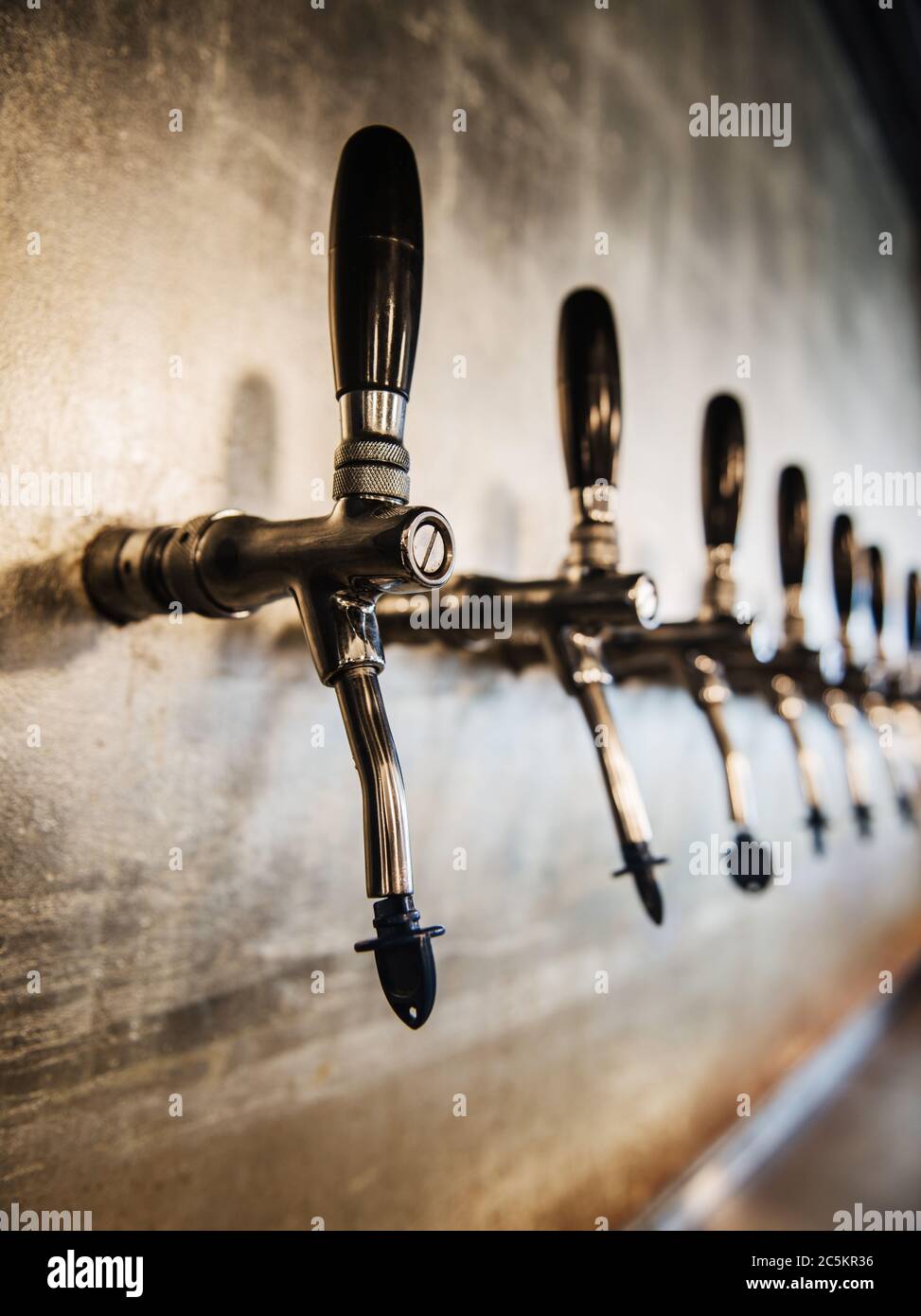 Beer/beverage tap in a bar Stock Photo - Alamy