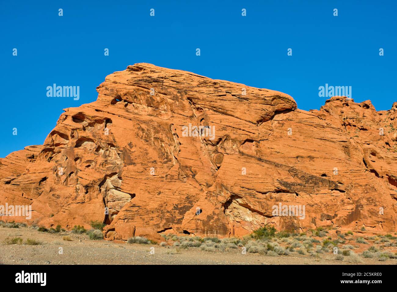 Rock formations in Valley of Fire State park, Nevada, USA Stock Photo ...
