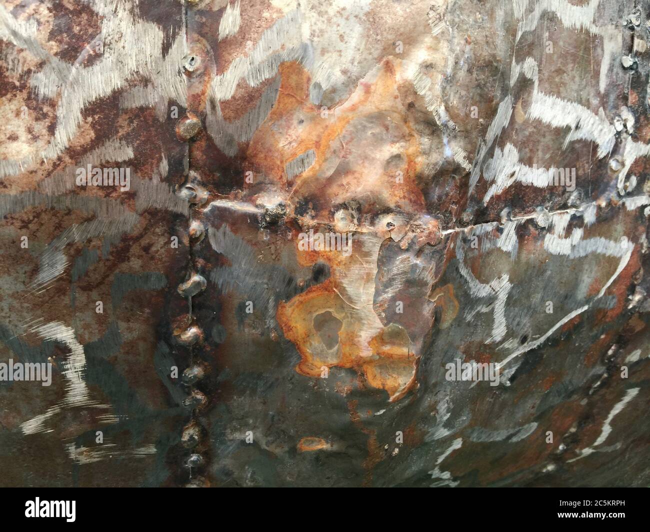 Interesting Metal Textures Patina Stock Photo - Alamy