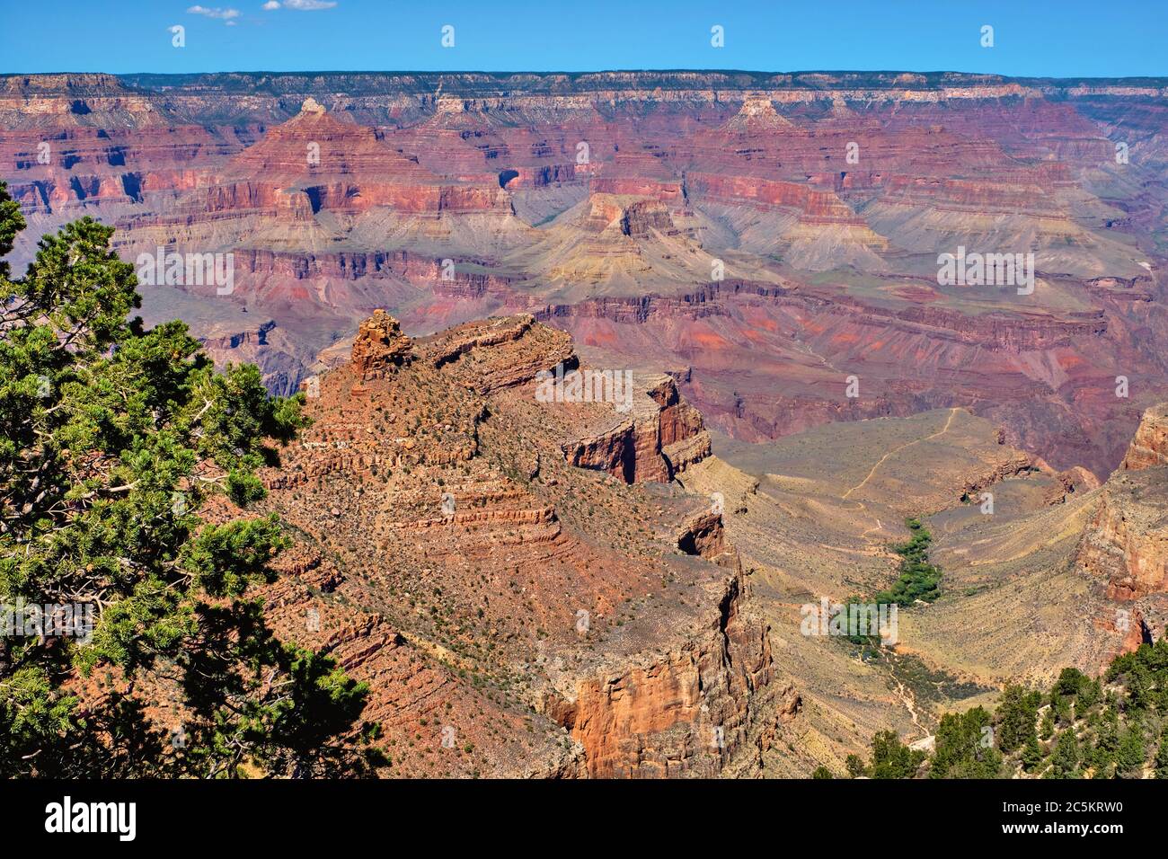View from the edge of Grand Canyon. USA Stock Photo - Alamy