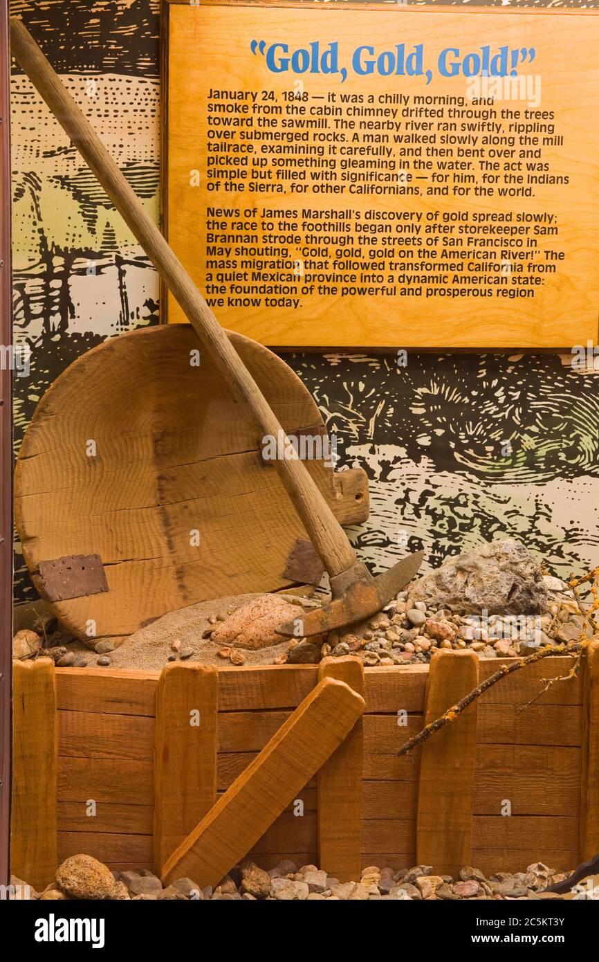 Gold discovery california hi-res stock photography and images - Alamy