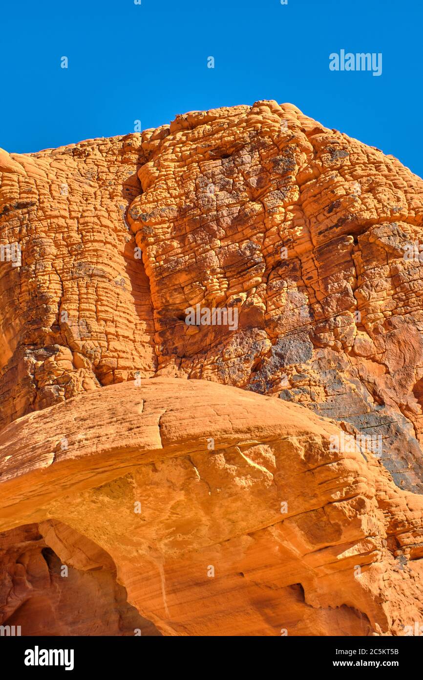 Rock formations in Valley of Fire State park, Nevada, USA Stock Photo ...