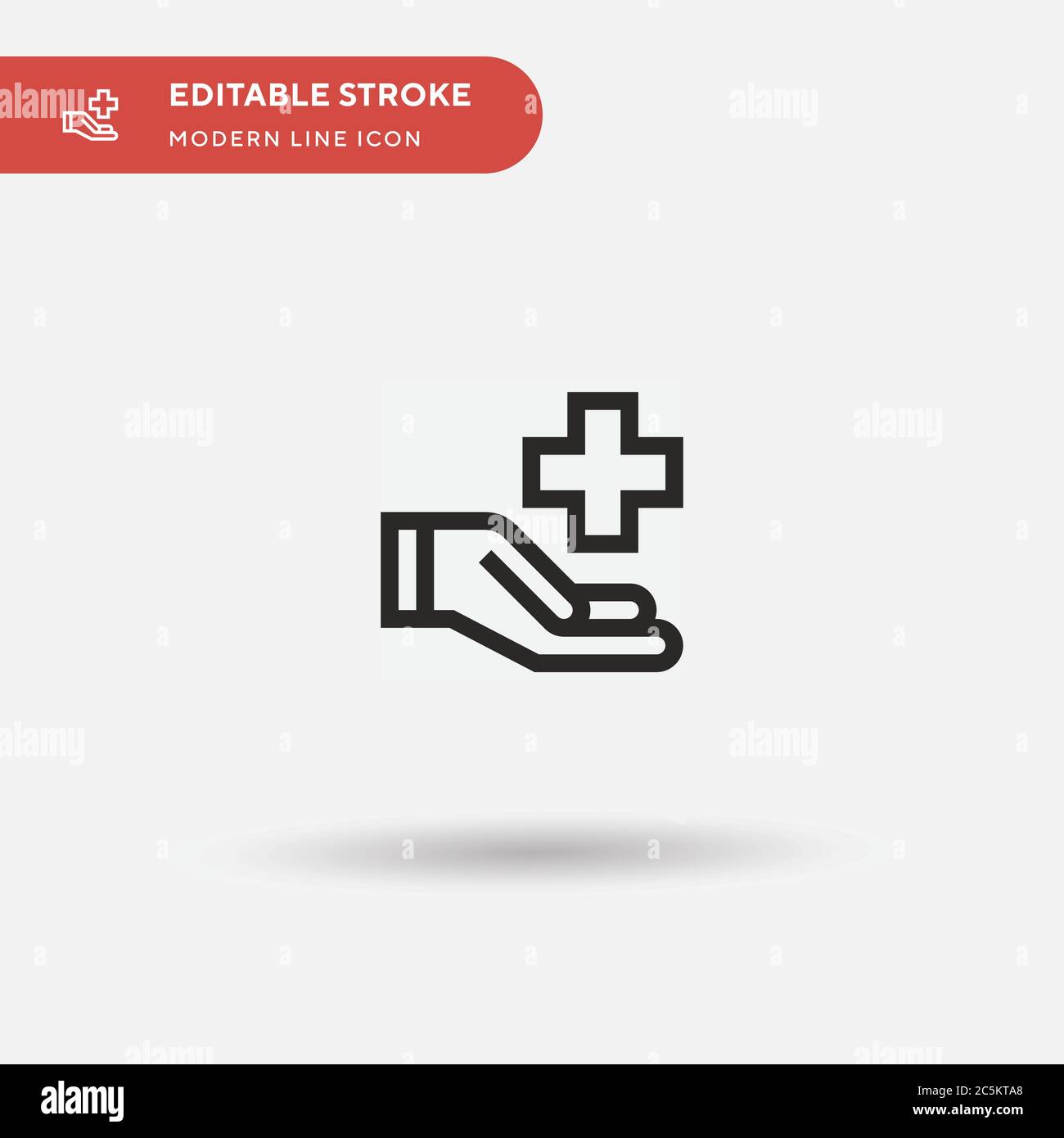 Health Insurance Simple vector icon. Illustration symbol design ...