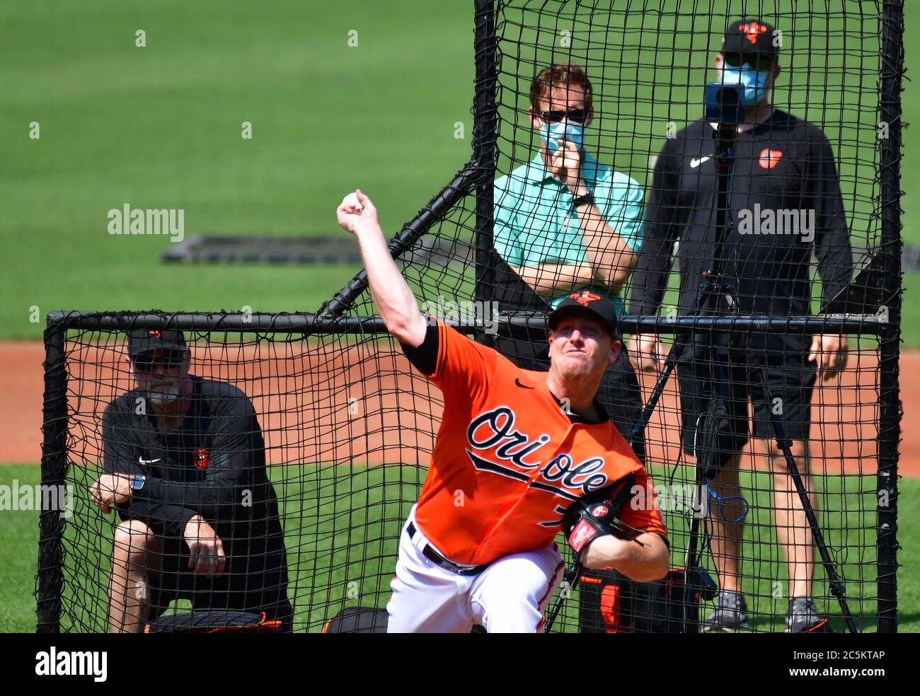 Baltimore, United States. 03rd July, 2020. Baltimore Orioles pitcher ...
