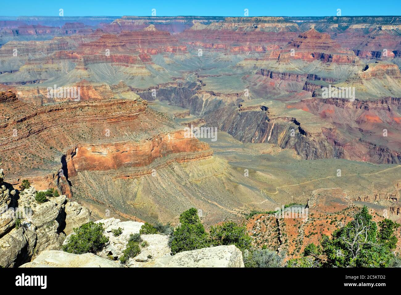 View from the edge of Grand Canyon. USA Stock Photo - Alamy