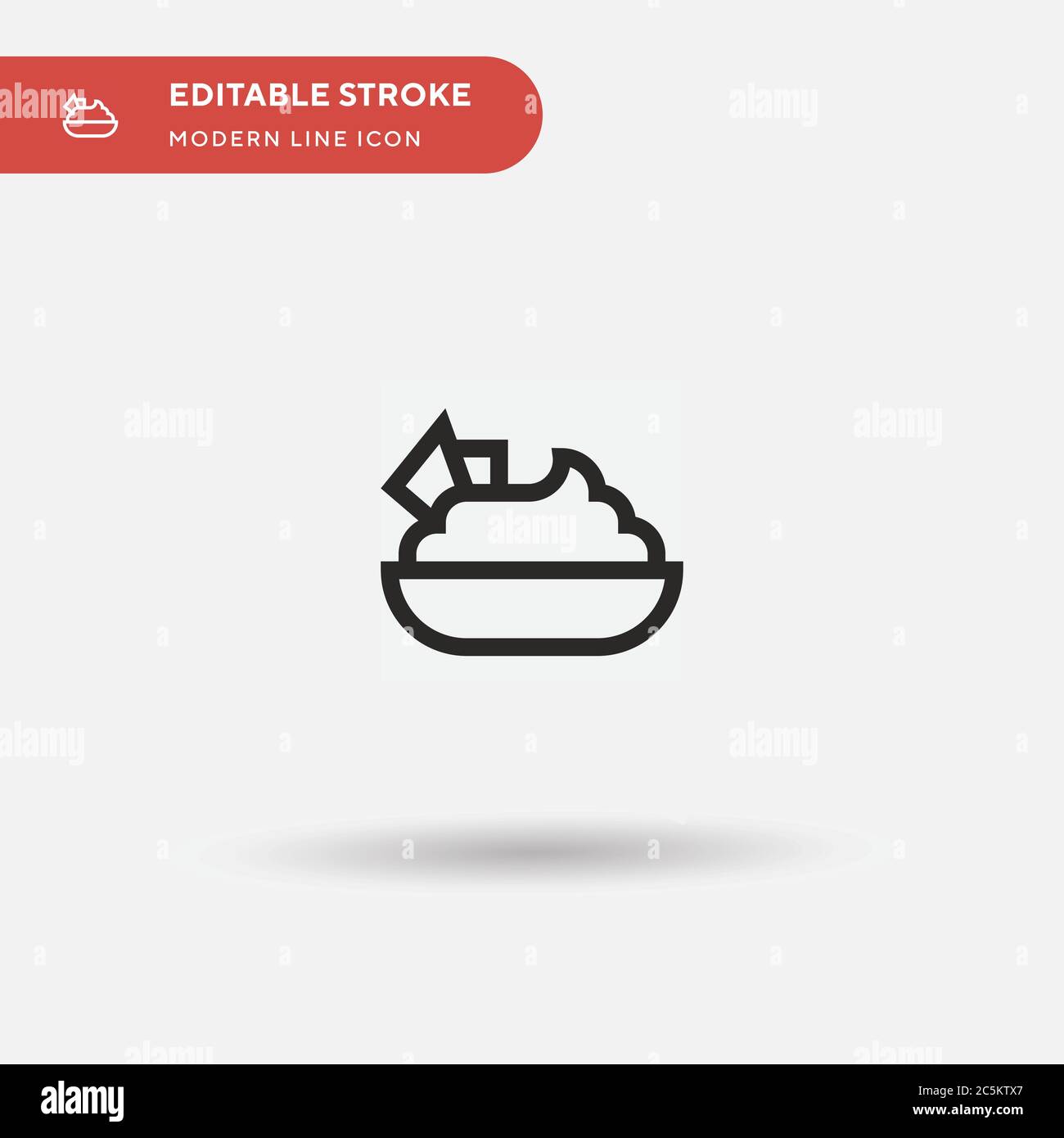 Hummus Simple vector icon. Illustration symbol design template for web ...