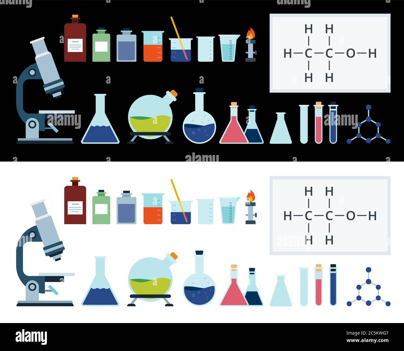 Black woman science test Stock Vector Images - Alamy