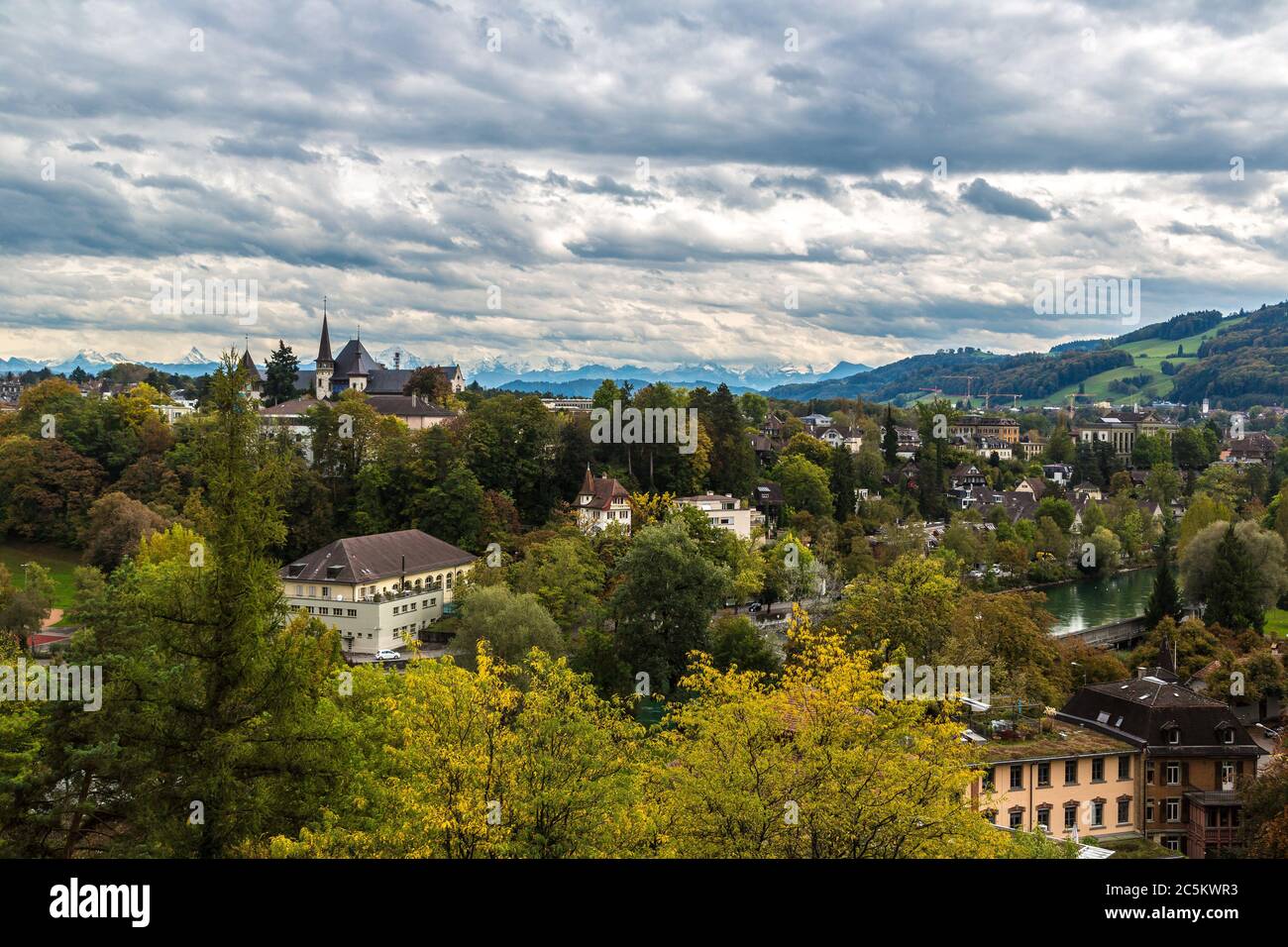 Panoramic view of Bern in a summer day in Switzerland Stock Photo - Alamy