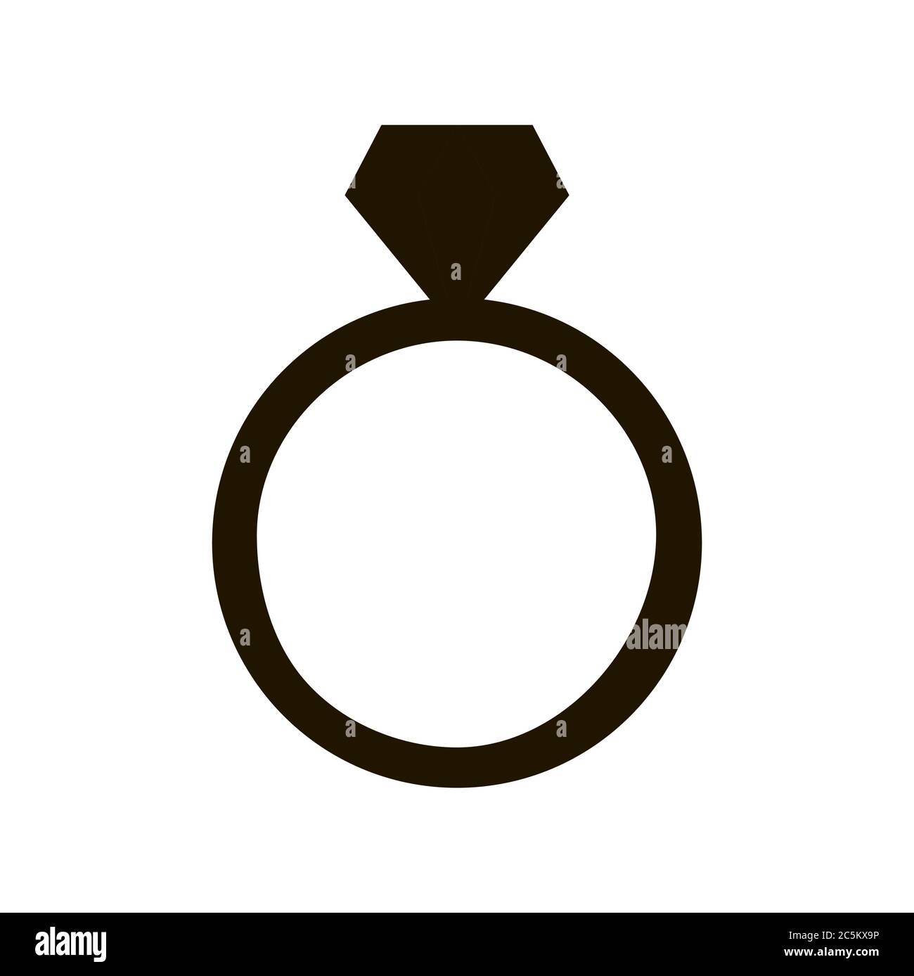 Diamond icon in trendy Cut Out Stock Images & Pictures - Alamy